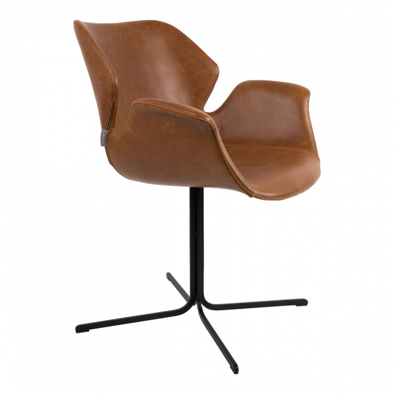 Nikki Armchair all Brown | Zuiver